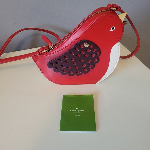 kate spade | Bags | Kate Spade New York Ooh La La Red Carpet Bird ...